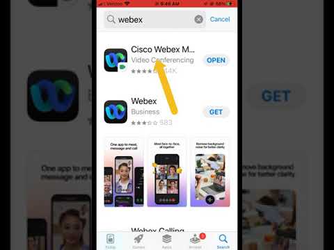 How to Download the Webex App to your Smart Phone