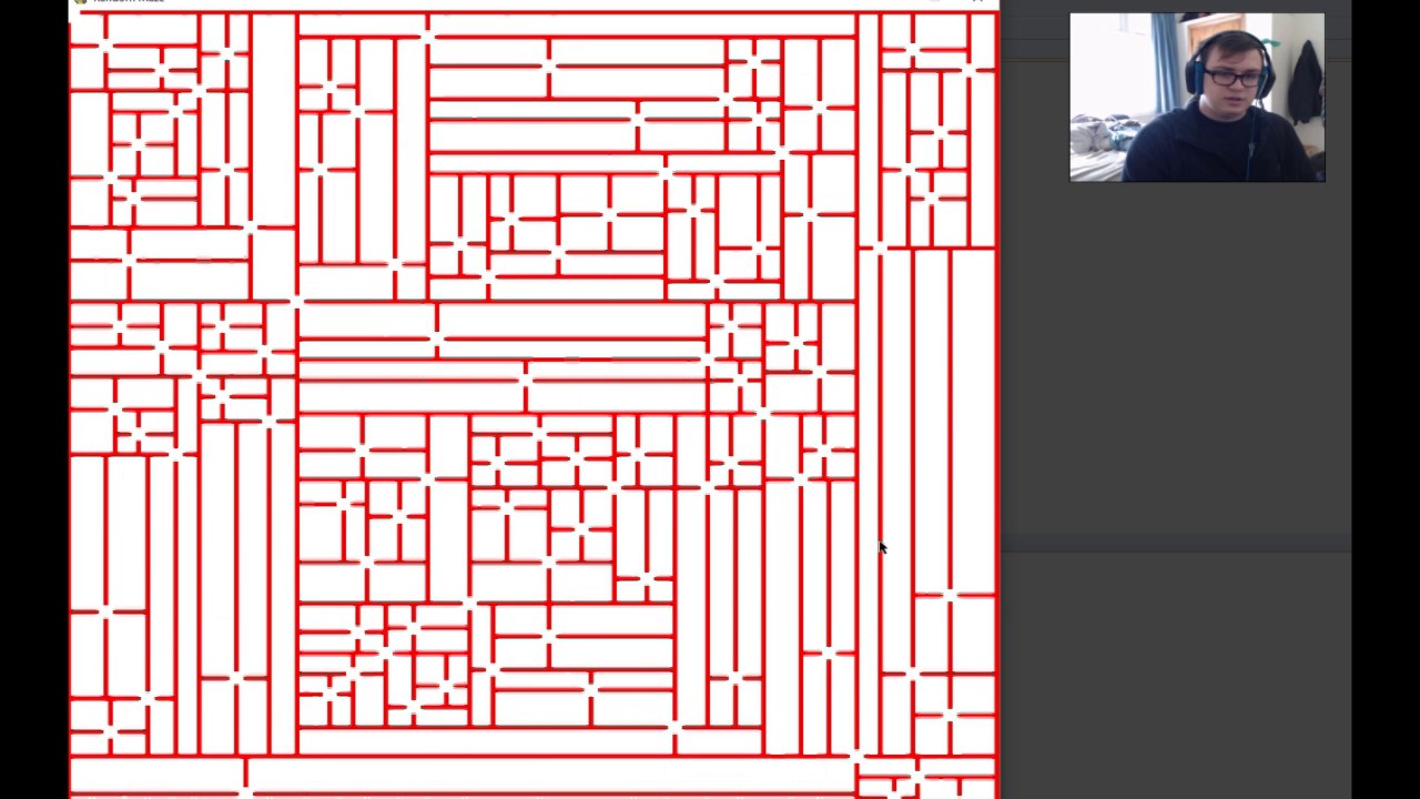 recursive randomly generating maze - pygame- python 3.6