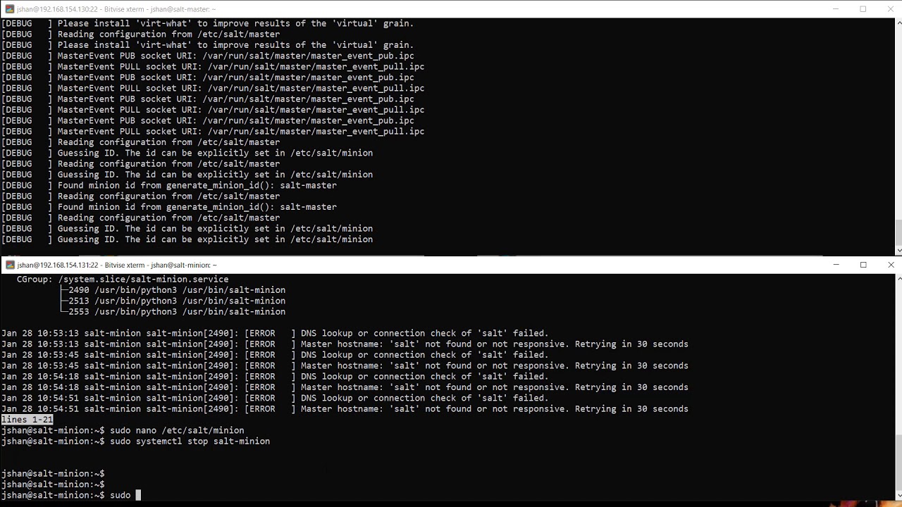 SaltStack - Basic Install with minion
