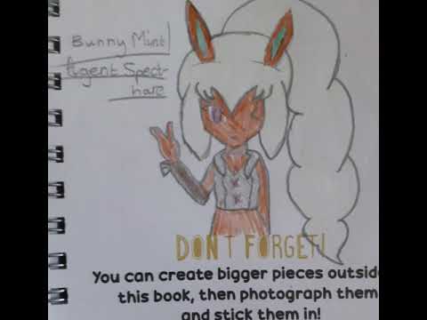 Snow Spect-hare, Agent Spect-hare and Camellia (Art)