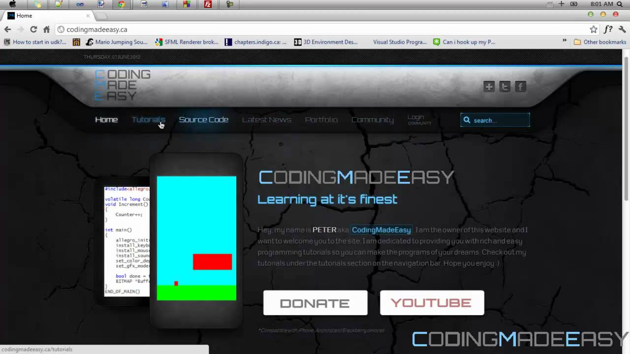 CodingMadeEasy Update + Source Code!