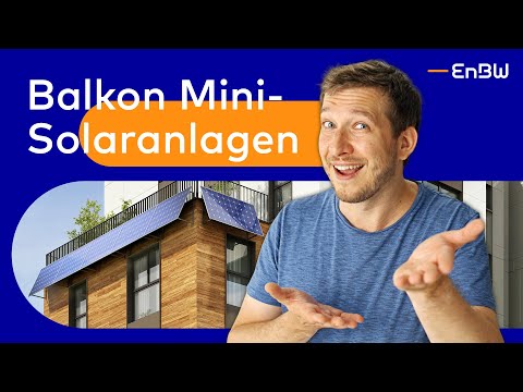 Balkonkraftwerk erklärt – So funktioniert die Mini-Solaranlage für deinen Balkon ☀️ | EnBW E-Wissen