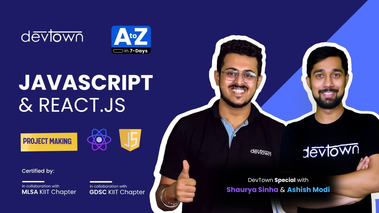PROJECT MAKING | JavaScript & React.js | COMPLETE in 7 - Days