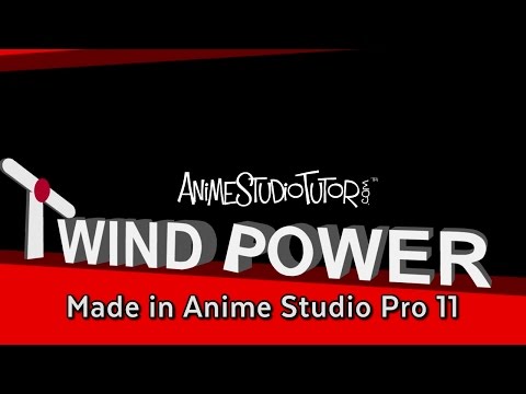 Wind Power in Anime Studio