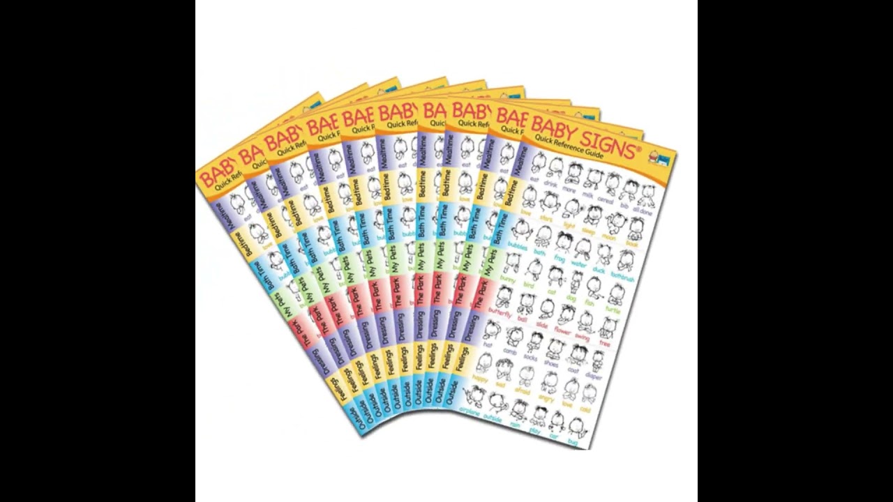 Baby Signs® Quick Reference Guide – Easy Baby Sign Language Chart for Parents & Caregivers
