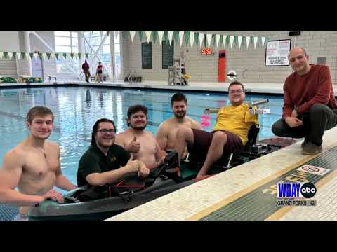 North Dakota man who lost his arms in a farm accident gets engineered kayak for the summer