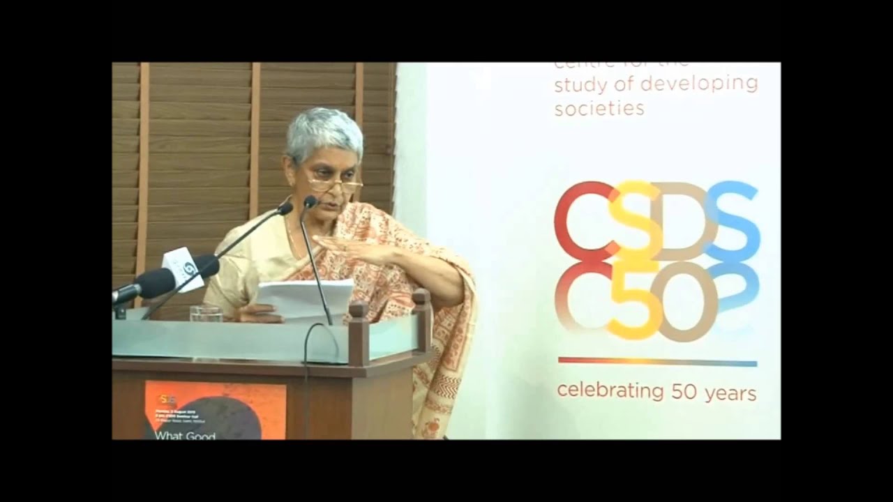 Gayatri Chakravorty Spivak at CSDS, Golden Jubilee Lecture
