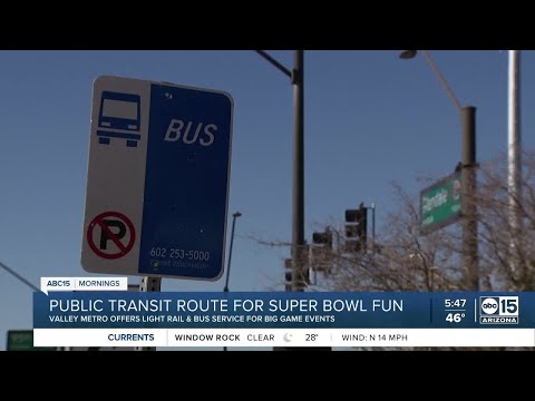 How to take public transportation across town for Super Bowl activities