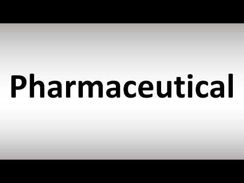 How to Pronounce Pharmaceutical
