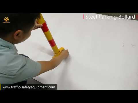 Fold Down Vehicle Security Car Parking Lock Parking Safety Bollard Post Barrier, Car Parking Barrier