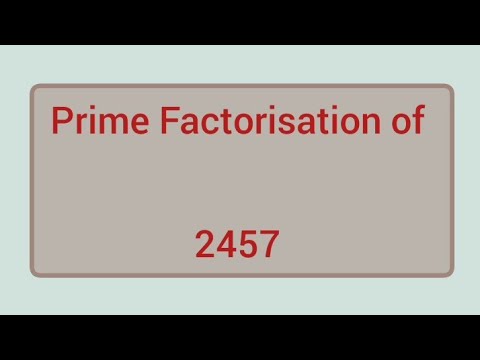 Prime Factorisation of 2475 | Learnmaths