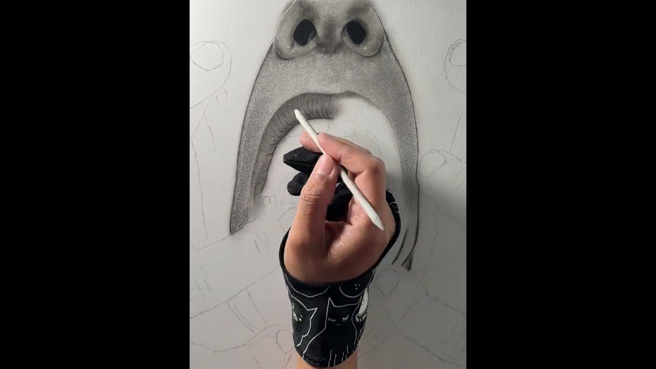 Unravel Part 4 - Graphite & Charcoal Timelapse Drawing