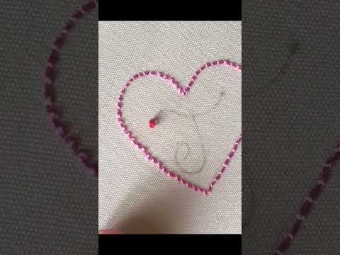 J letter embroidery What Next?? #shorts #art #drawing #satisfying #diy #heart