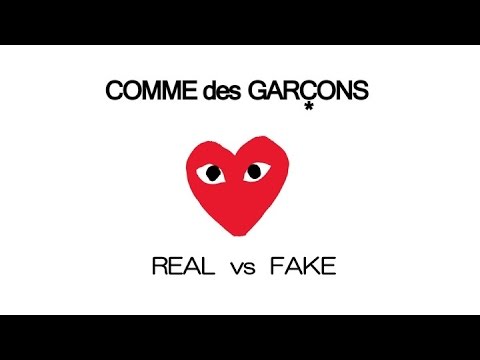 COMME des GARÇONS Play - Real vs Fake