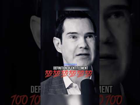 Jimmy Carr - Definition of entitlement explanation wise clip 💯 #shorts #jimmycarr #entitlement #wise