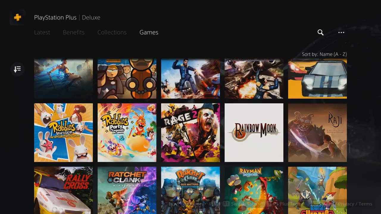 PlayStation Plus Deluxe / Premium - All Games List A-Z (2025)