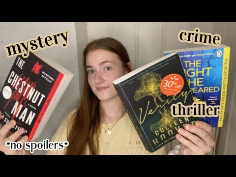 book club: 8 mystery/thriller novels! *no spoilers*