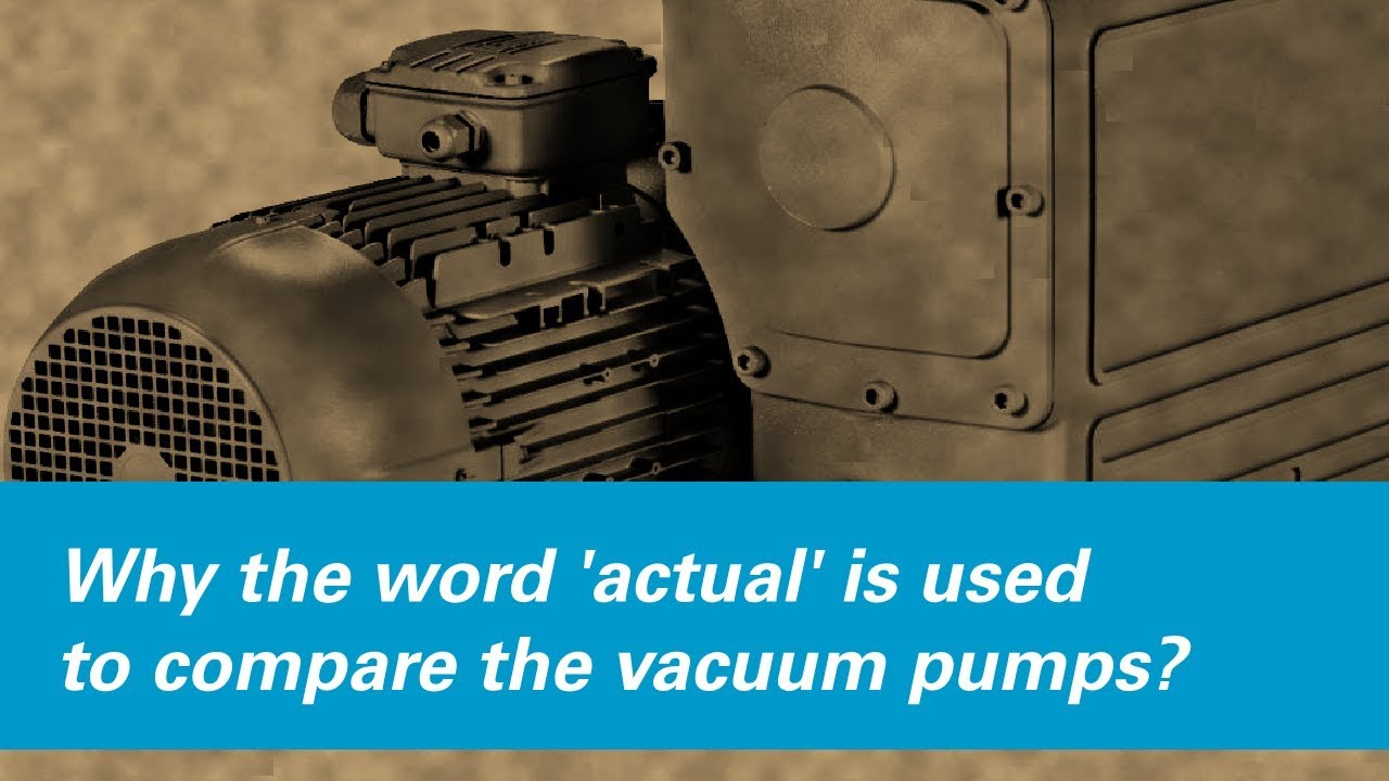 Vacuum Pumps Explained | How To Compare Performance & More.