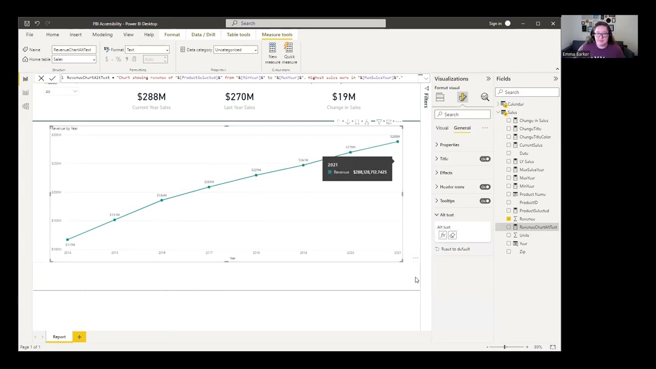Power BI Accessibility Tips with Emma Barker