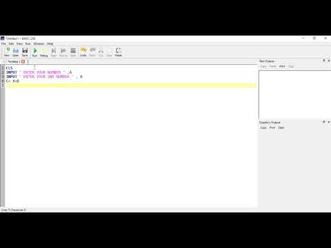 Program to add two numbers in Basic 256 | How to add, subtract & divide two numbers in Basic 256