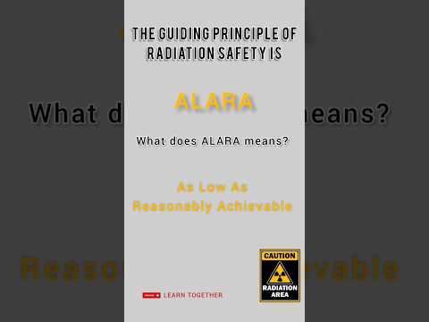 ALARA #principles #radiation #safetyfirst #xray #learntogether