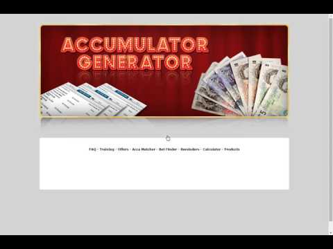 accumulator generator - worth every penny.