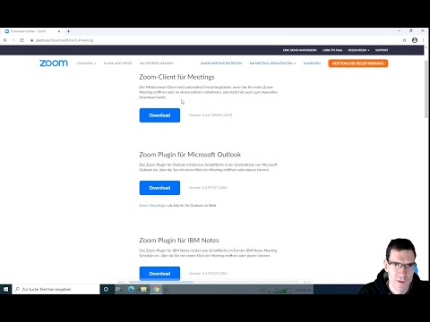 Herunterladen und Installieren von Zoom für Online Meetings