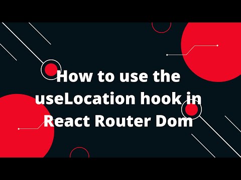 React Tutorial in Hindi #27 How to use the useLocation hook in React Router Dom #react