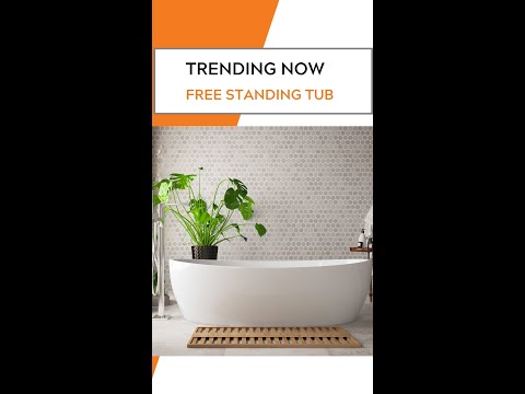 Free Standing Bath Tub: Bathroom Design Trends