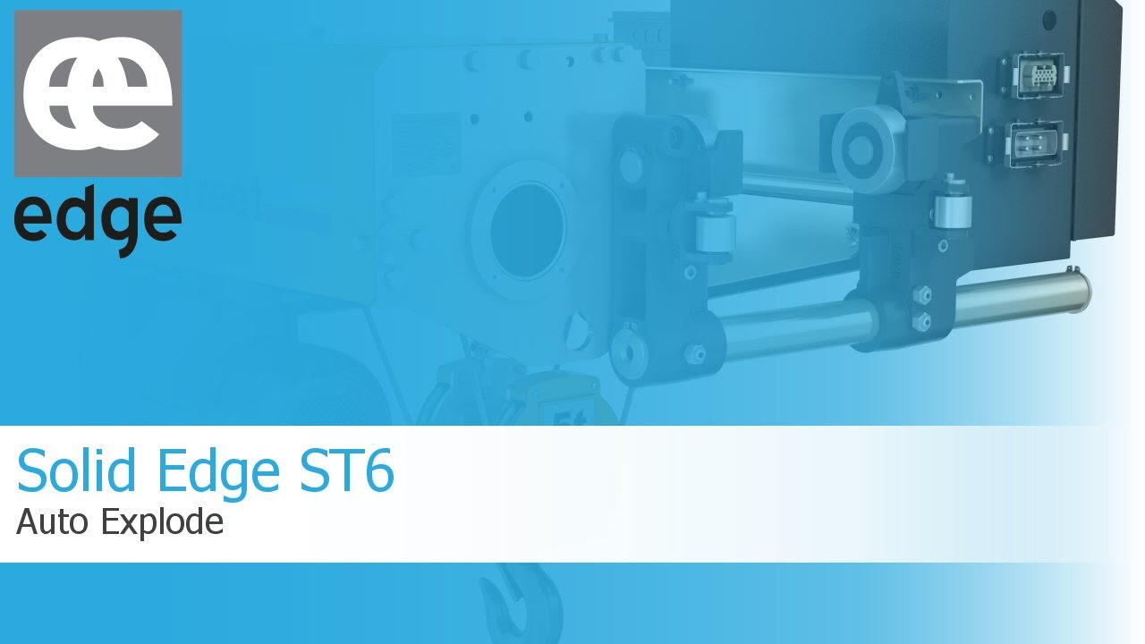 Solid Edge ST6 - Auto-explode