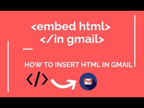How to Embed HTML in Gmail