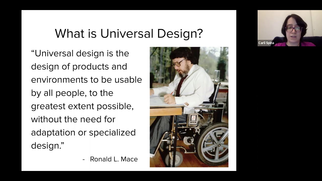 ACRL Access Services Interest Group: Universal Design Webinar