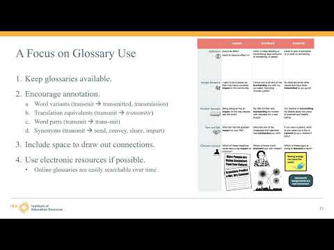 Teacher Collaboration Project Vocabulary Module 3: Word-Learning Strategies (REL Southwest)