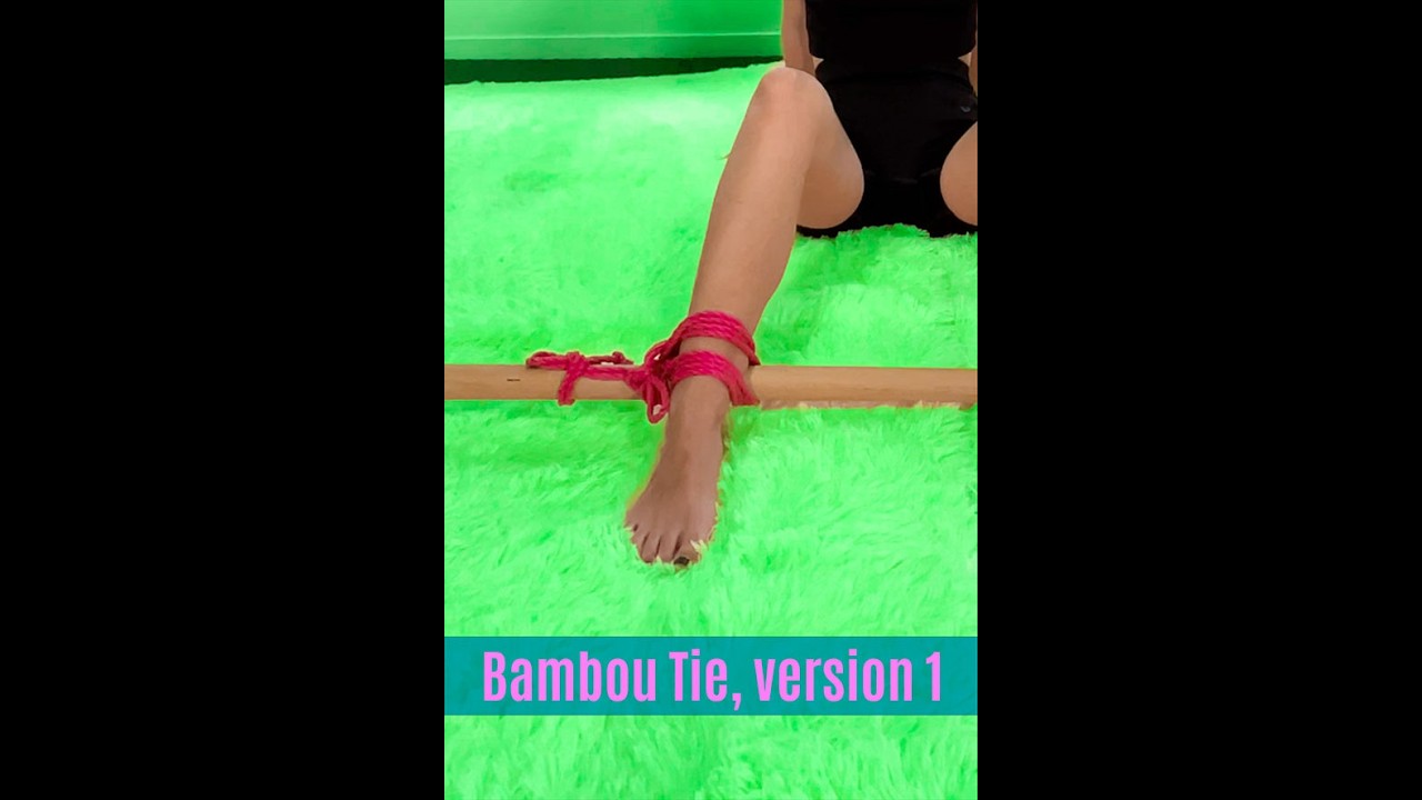 Bamboo Tie, version 1 - copyright CORPS à CORDES