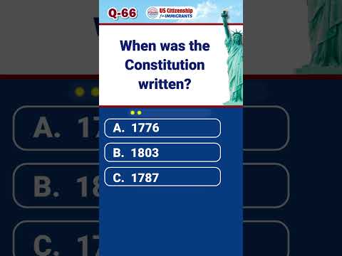 Civics Quiz (Q-66) U.S. Citizenship Test 2025 Questions and Answers #shorts #civicsquiz #ciudadanĂa