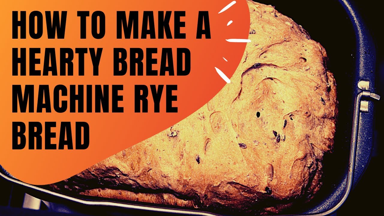 Rustic Rye Bread Recipe For Bread Machine (Wholesome & Full Of Flavor)
