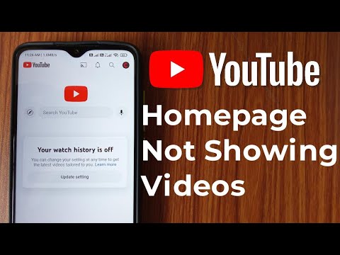 YouTube Homepage Not Showing Videos Problem