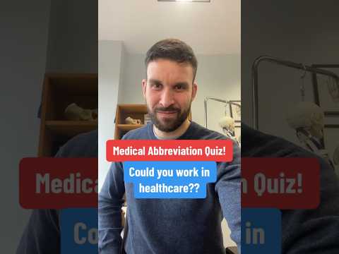 Medical Abbreviation Quiz! #healthcare #medicalstudent #nursingstudent #medical