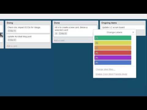 Keyboard shortcuts of project management platform Trello – Technical ...