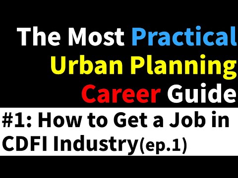 How to get a job in CDFI Industry // Urban Planning Career Guide