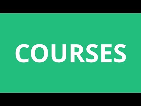 How To Pronounce Courses - Pronunciation Academy