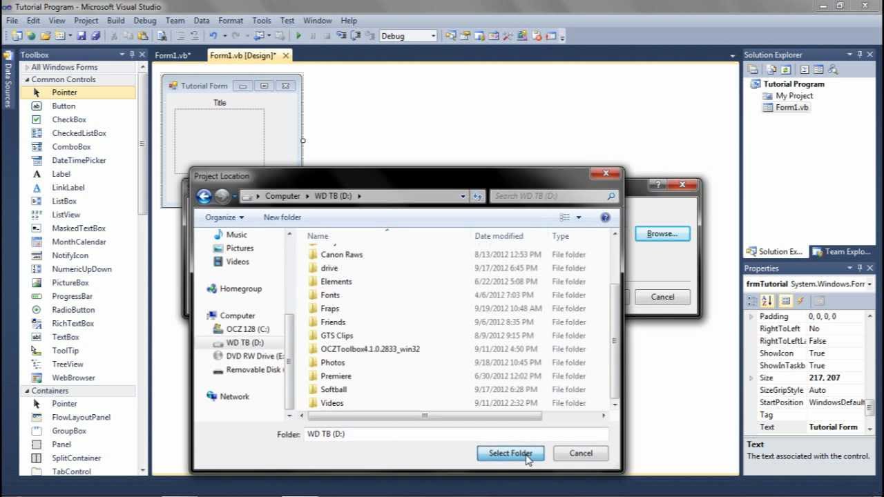 Visual Basic Programming Tutorial #1: Getting Started with Visual Studio