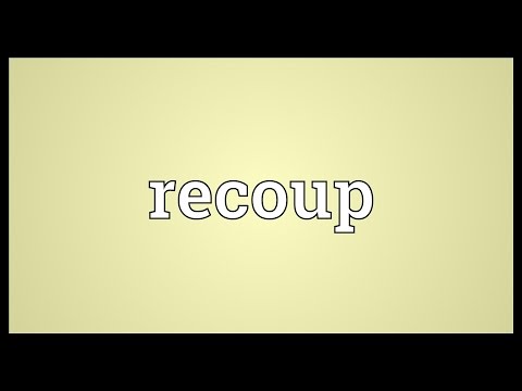 Recoup Meaning