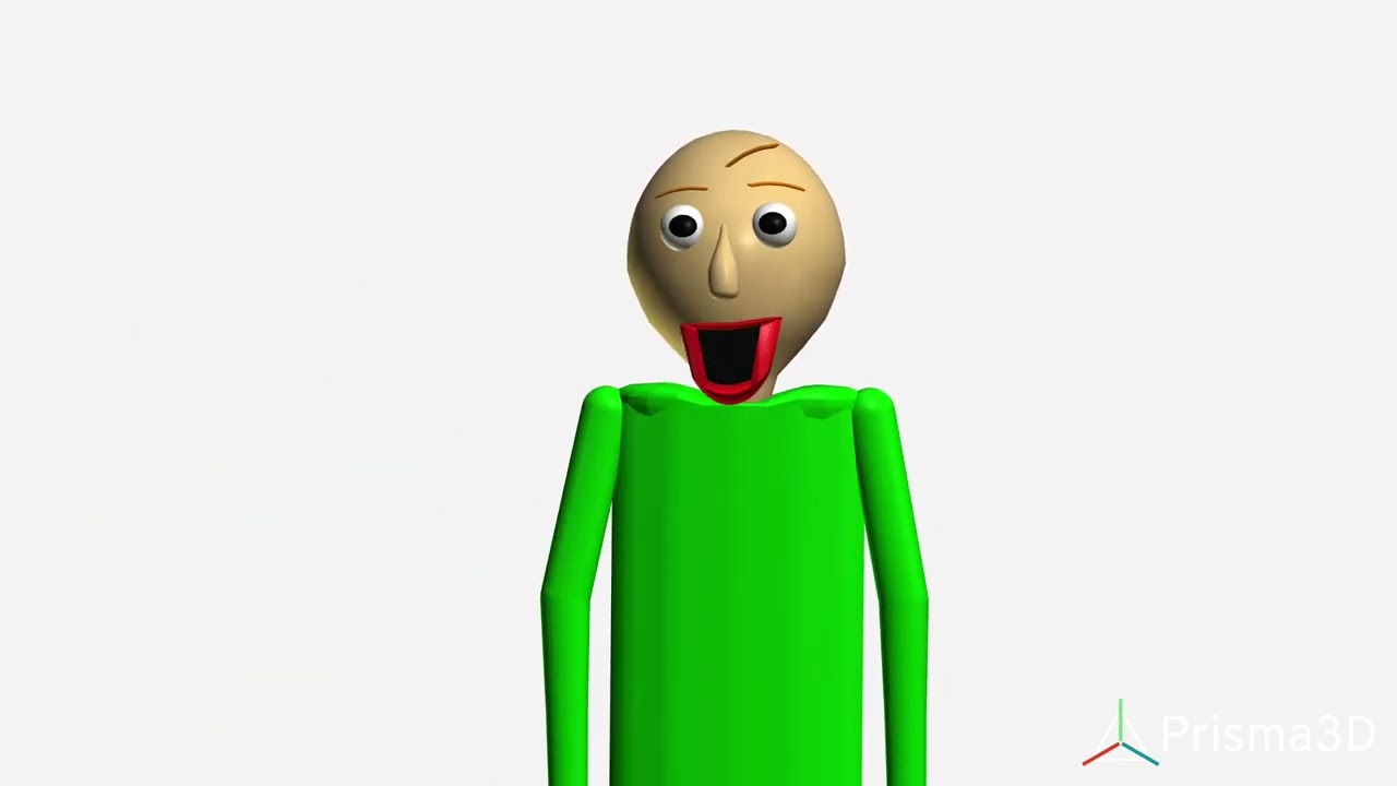 My baldi test animation