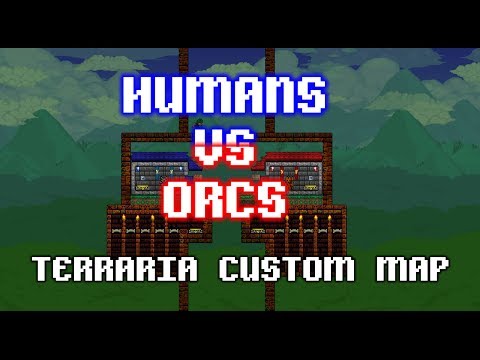 Steam Community :: Video :: Terraria PVP MAP! - Humans VS Orcs
