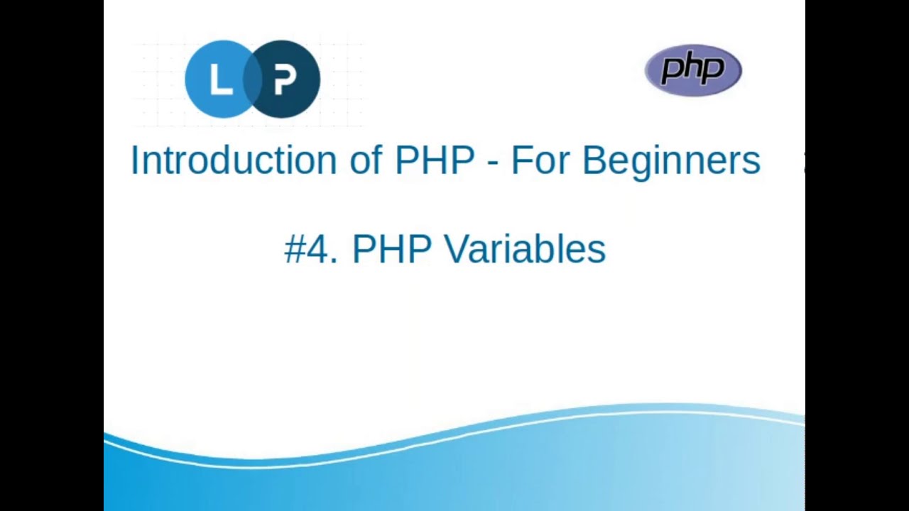 PHP variables and scope | PHP Tutorial | PHP For Beginners | Learn PHP Programming