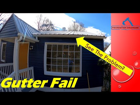 New Gutters installed incorrectly