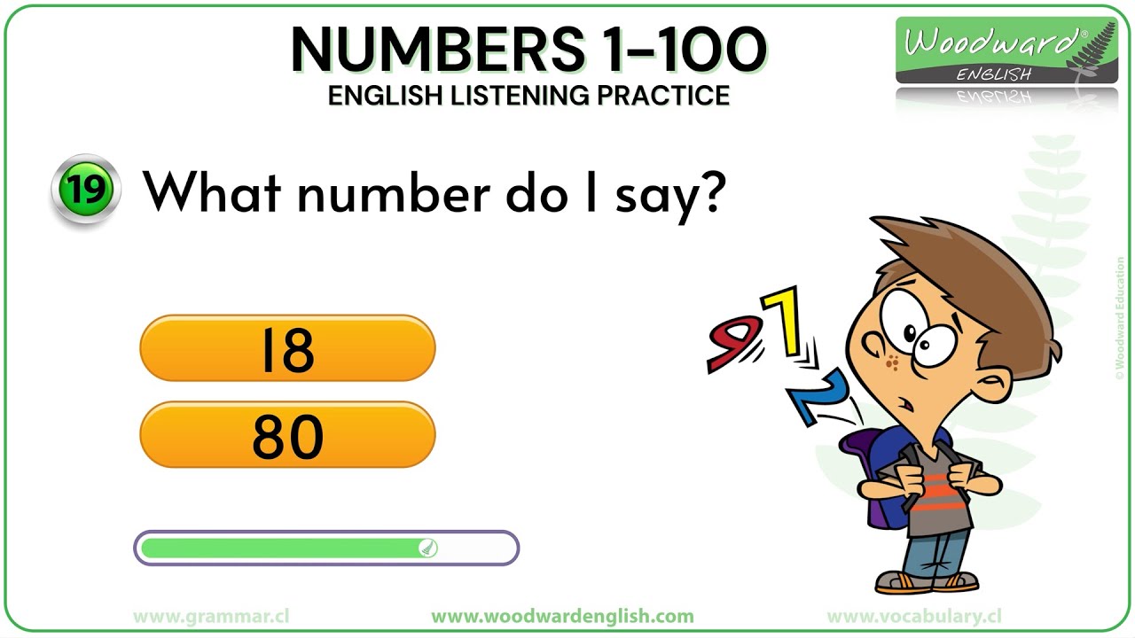 What number do I say? English Quiz | Learn English Numbers 1-100 | English Listening Practice