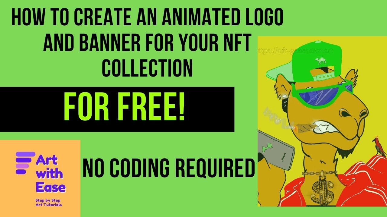 How to create an Animated logo and Banner for your NFT collection - FREE - No Coding Required!