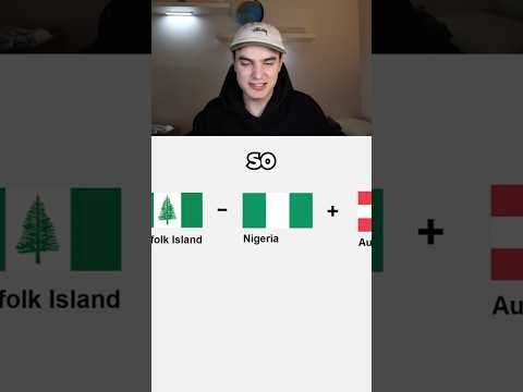 FLAG MATHS! Combining countries flags to create other countries #country